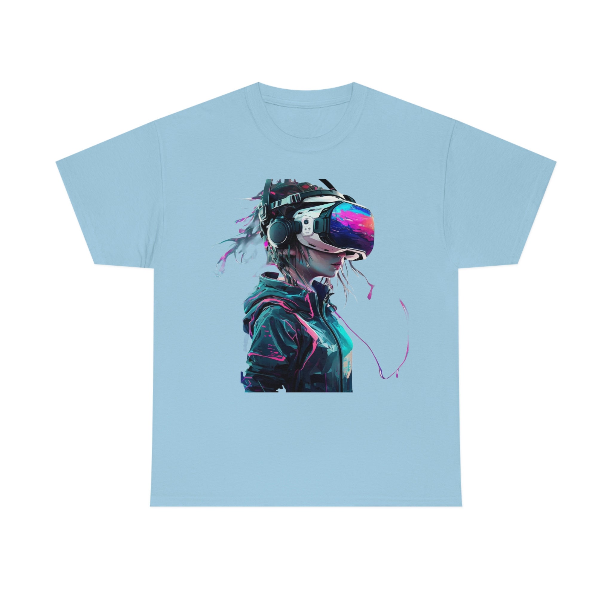 VR Shirt Women, Virtual Reality Tee, Virtual Reality Gift, Gamer Gift ...