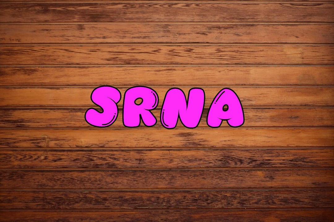 Srna Sticker, Srna, Anesthesia Sticker, Crna, Nurse Anesthetist ...