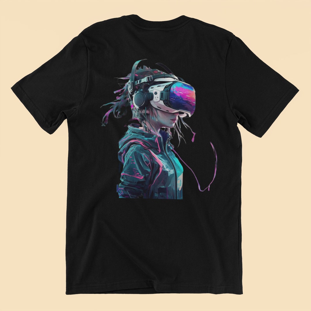 VR Shirt Women, Virtual Reality Tee, Virtual Reality Gift, Gamer Gift ...