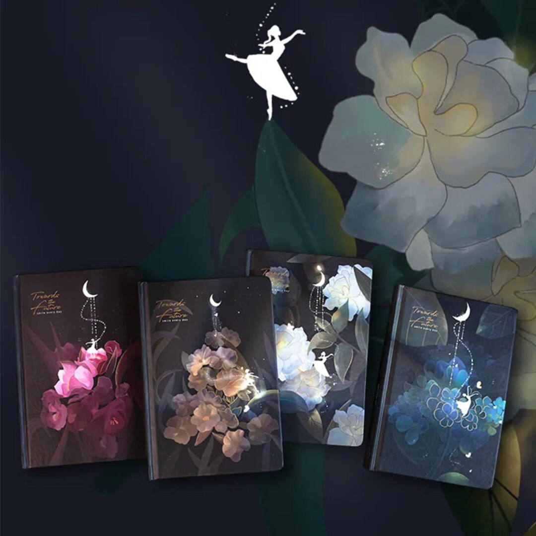 Hardcover Luminous Notebook Journal Diary Sketchbook - Etsy
