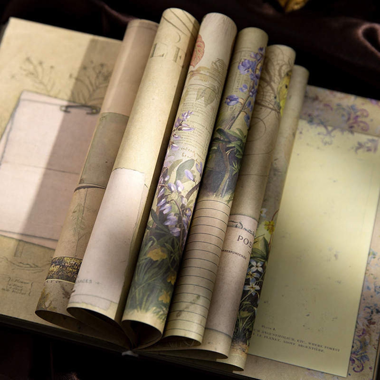 Vintage Retro Notebook Diary Vintage Design Pages - Etsy