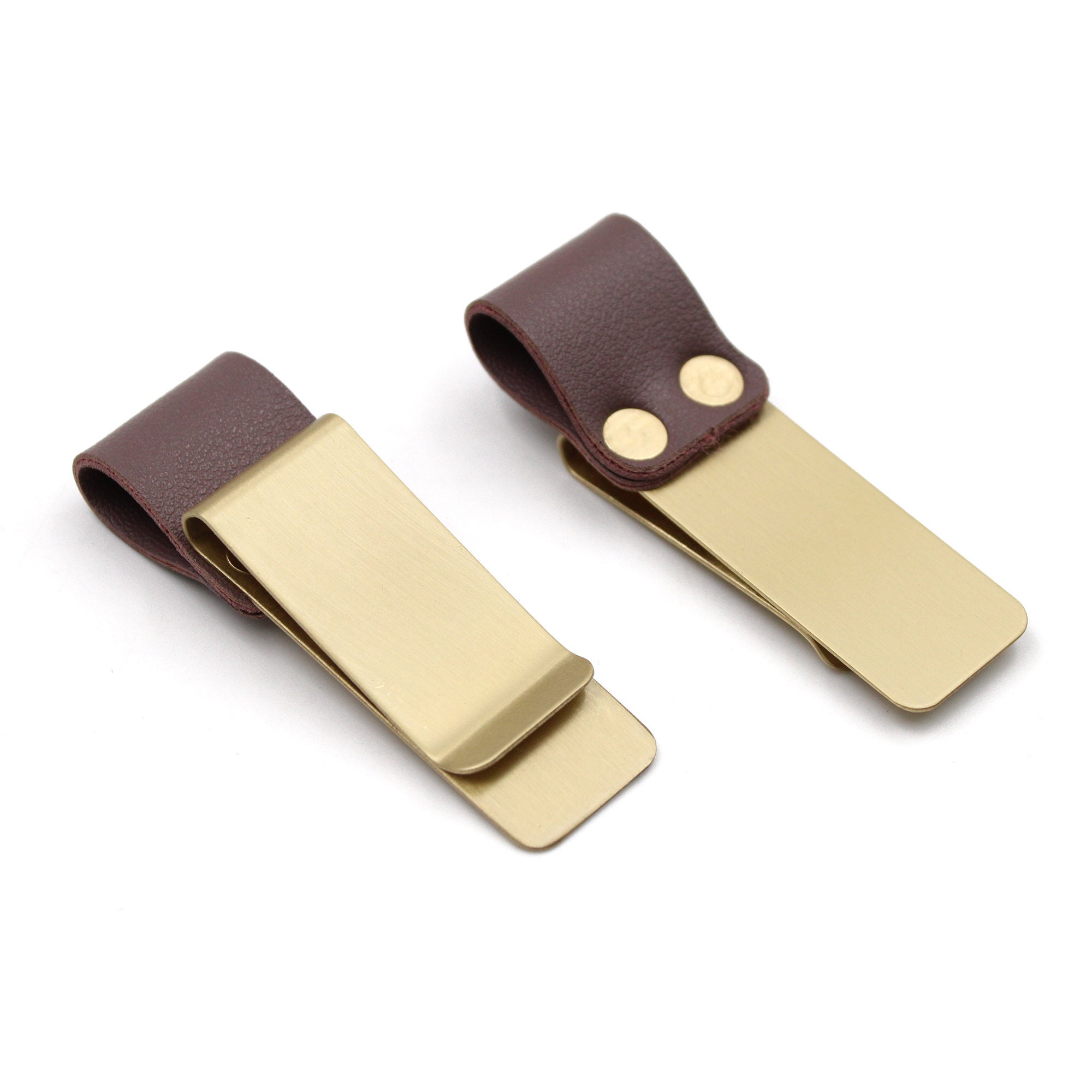 Brass Pen Holder With Leather Loop for Travelers Notebook - Etsy