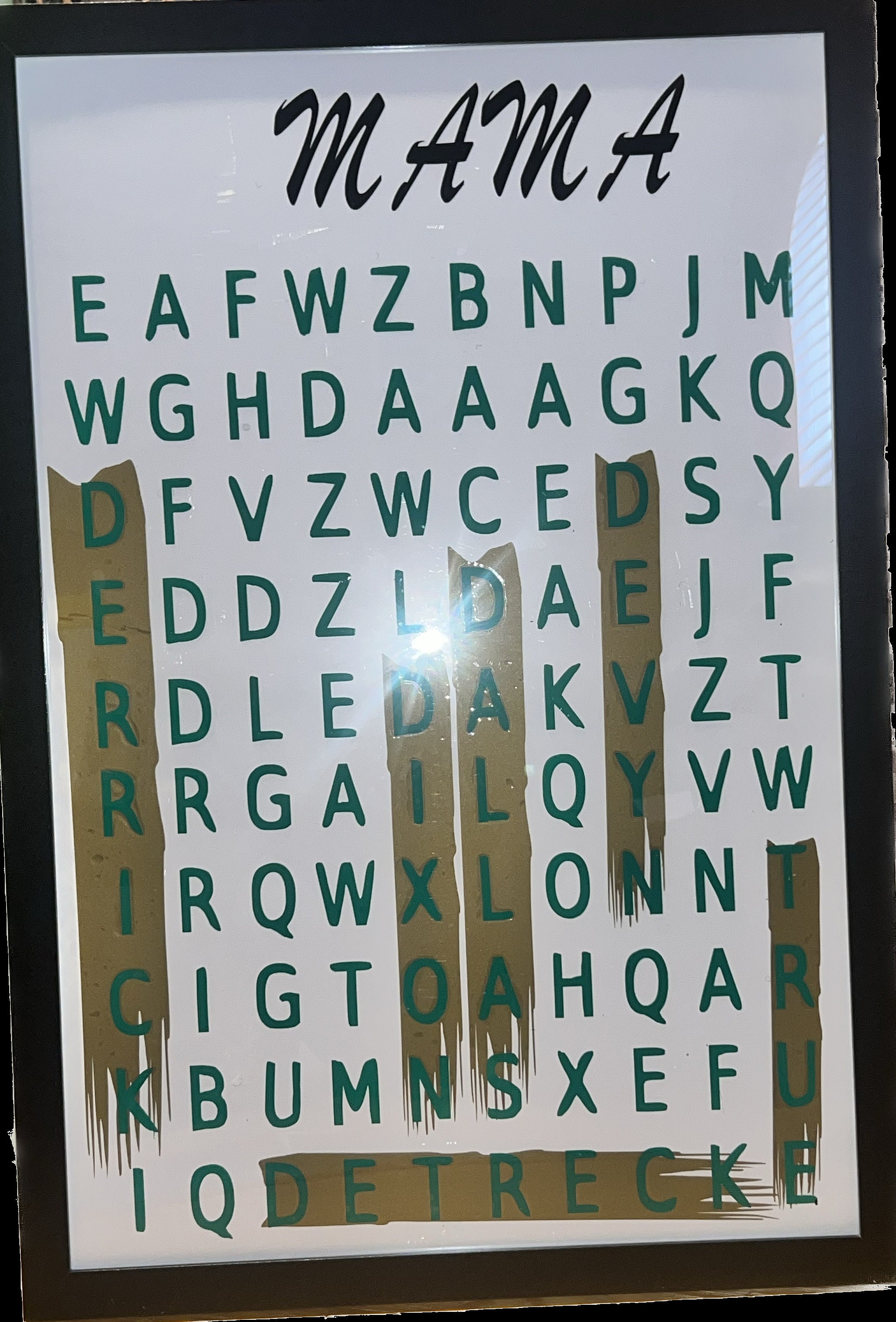 Custom Word Search Frame - Etsy