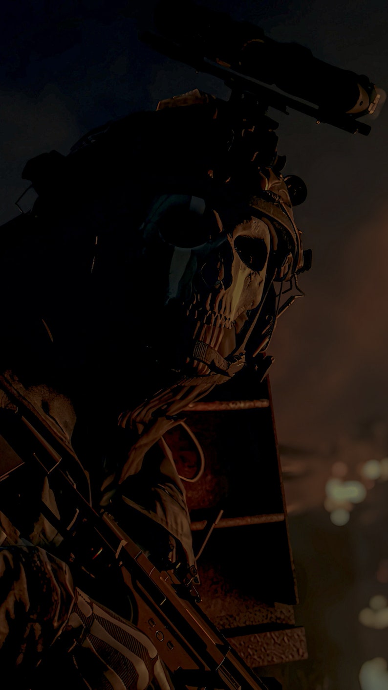 Ghost Call of Duty Coldwar Print on Demand Customised T-shirt for ...