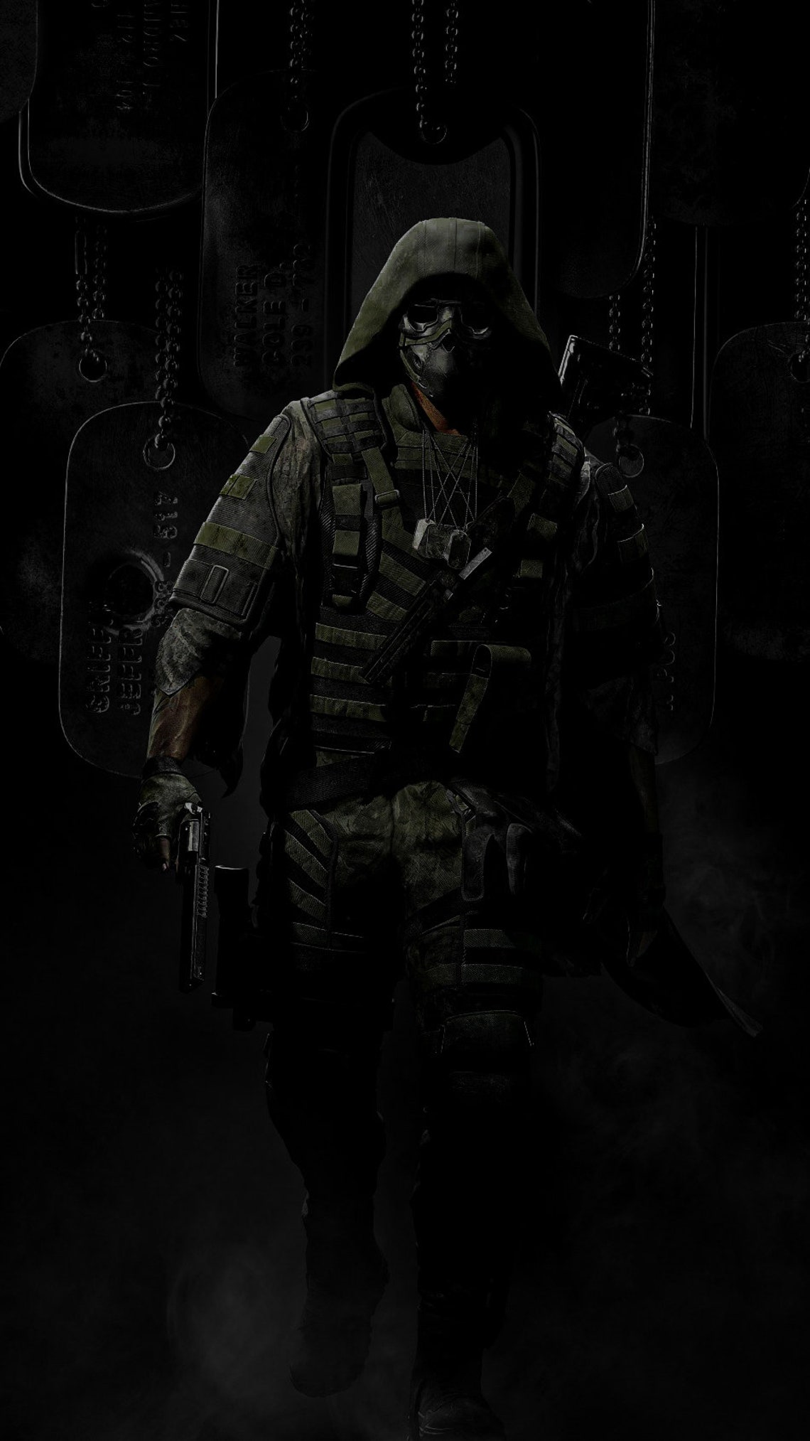 Ghost Call of Duty Coldwar Print on Demand Customised T-shirt for ...