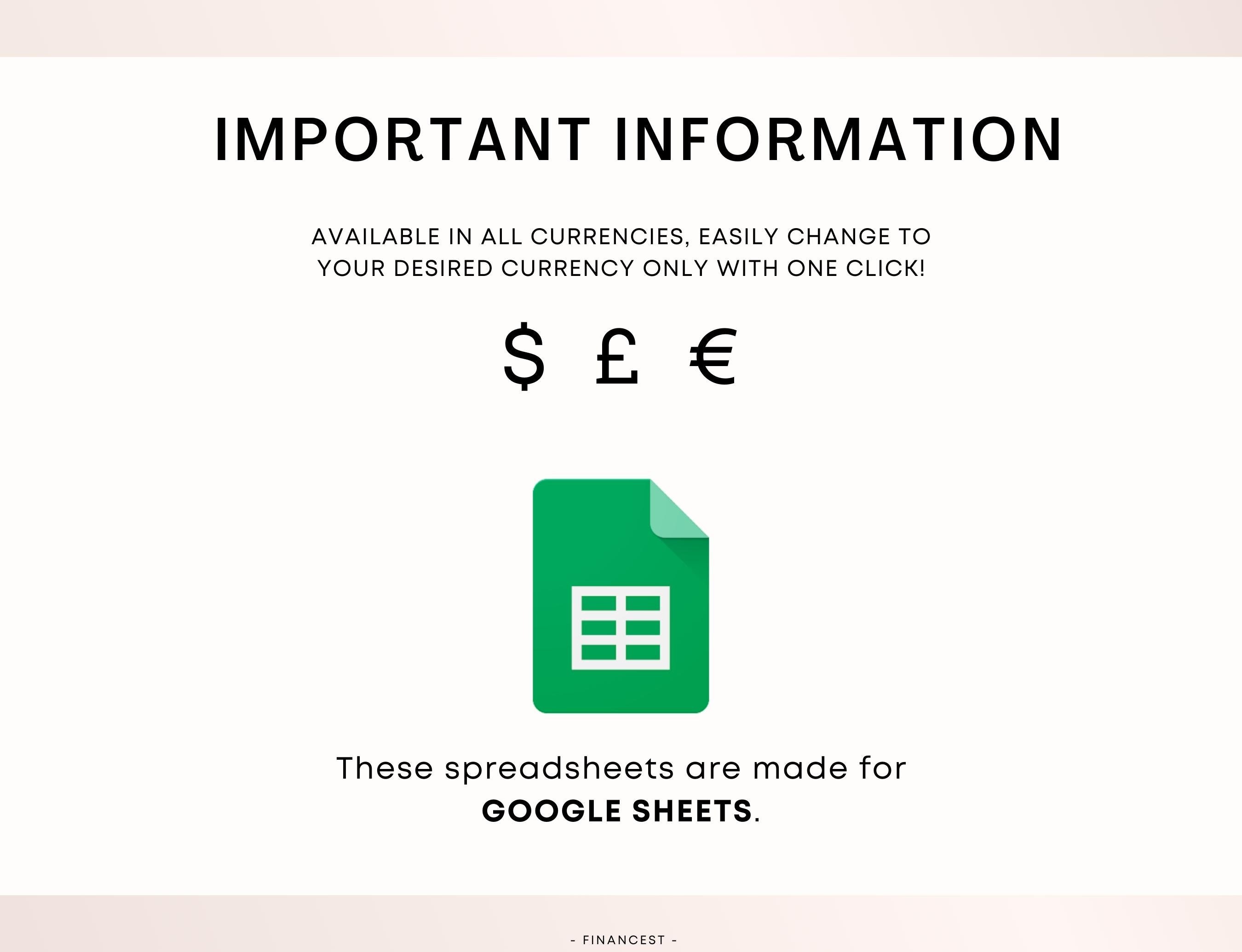 Easy Beige Ultimate Bookkeeping Sheet, All in One, Income & Expense ...