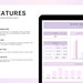 Easy Purple Ultimate Bookkeeping Sheet, All in One Bookkeeping ...