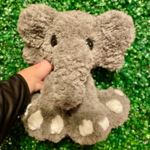 LOW-SEW Crochet Pattern: Enzo the Elephant (english) - Etsy