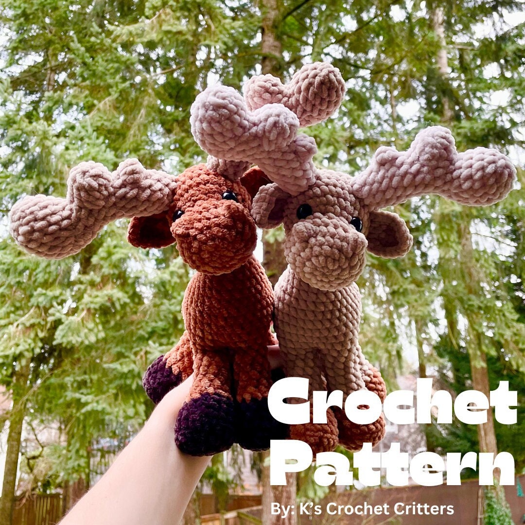 Crochet Your Own Amigurumi Moose