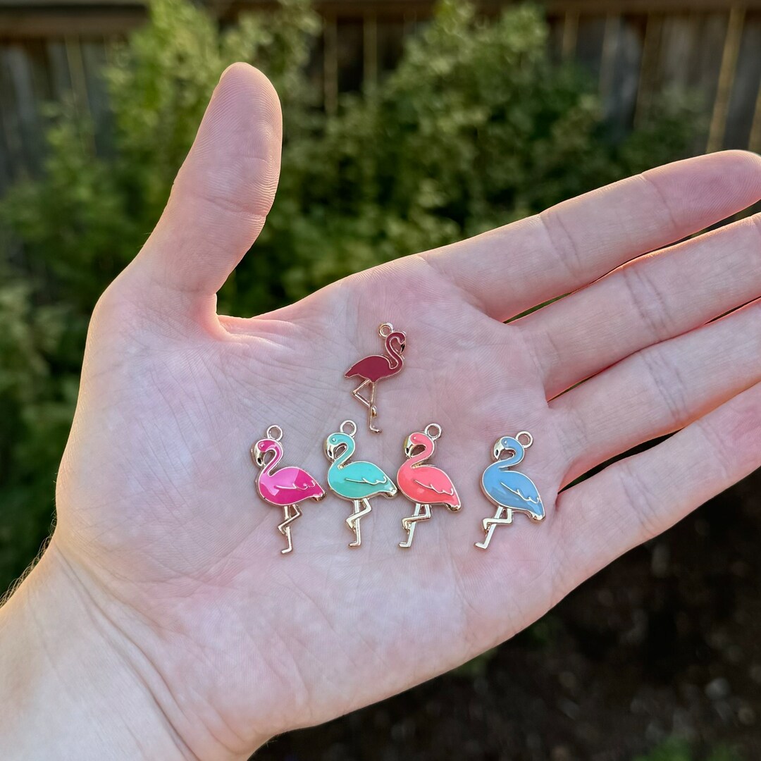 Flamingo Stitch Markers - Etsy