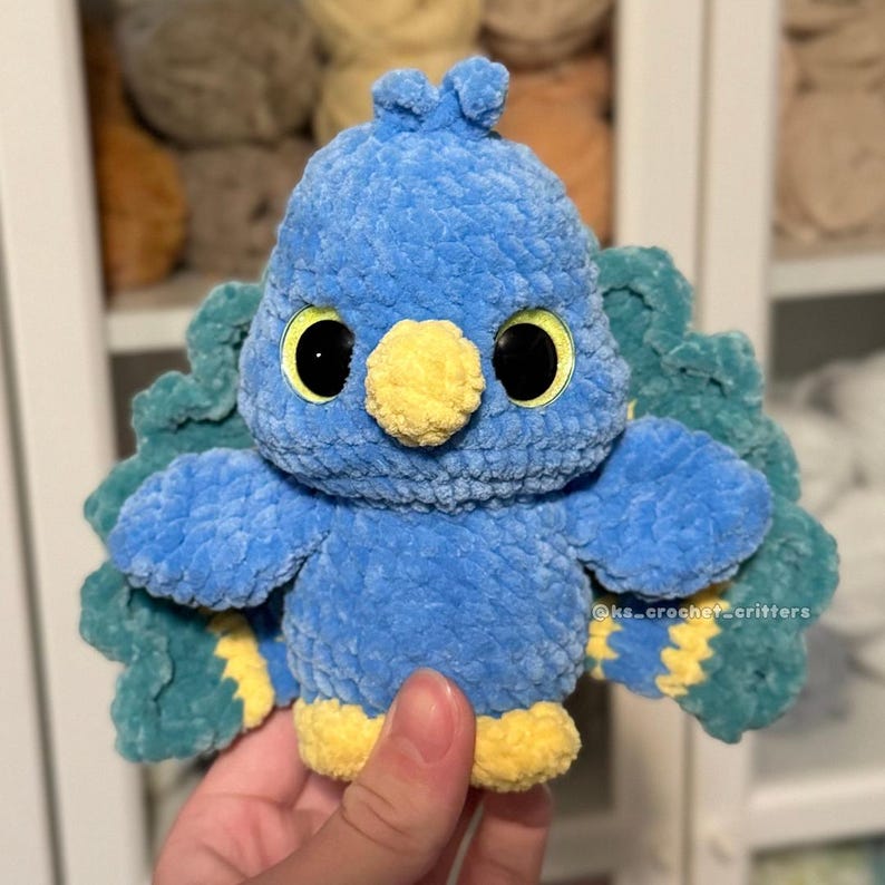 Low-sew Crochet Pattern: Tate the Turkey/page the Peacock (english) - Etsy