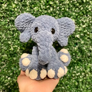 LOW-SEW Crochet Pattern: Enzo the Elephant (english) - Etsy