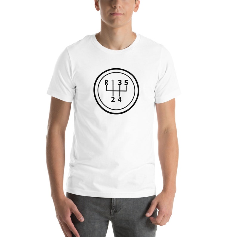 Men's 5-speed Manual Transmission Layout T-shirt – Gearhead Gift ...