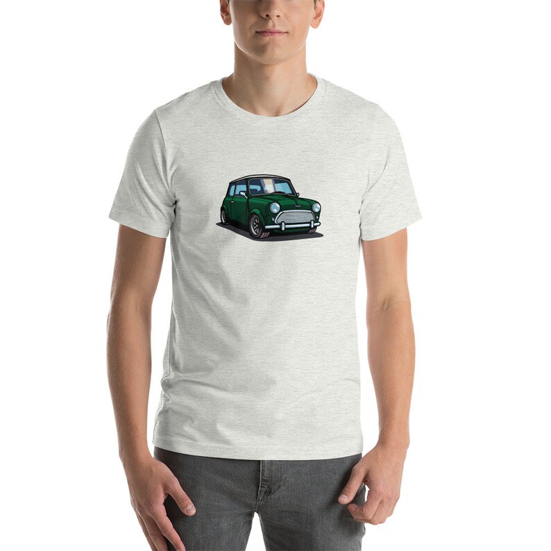 Classic Austin Mini Cooper Tee | British Racing Green Graphic T-shirt ...