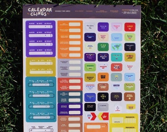 Whiteboard Calendar Labels | Dry Erase Stickers for Appointments ...