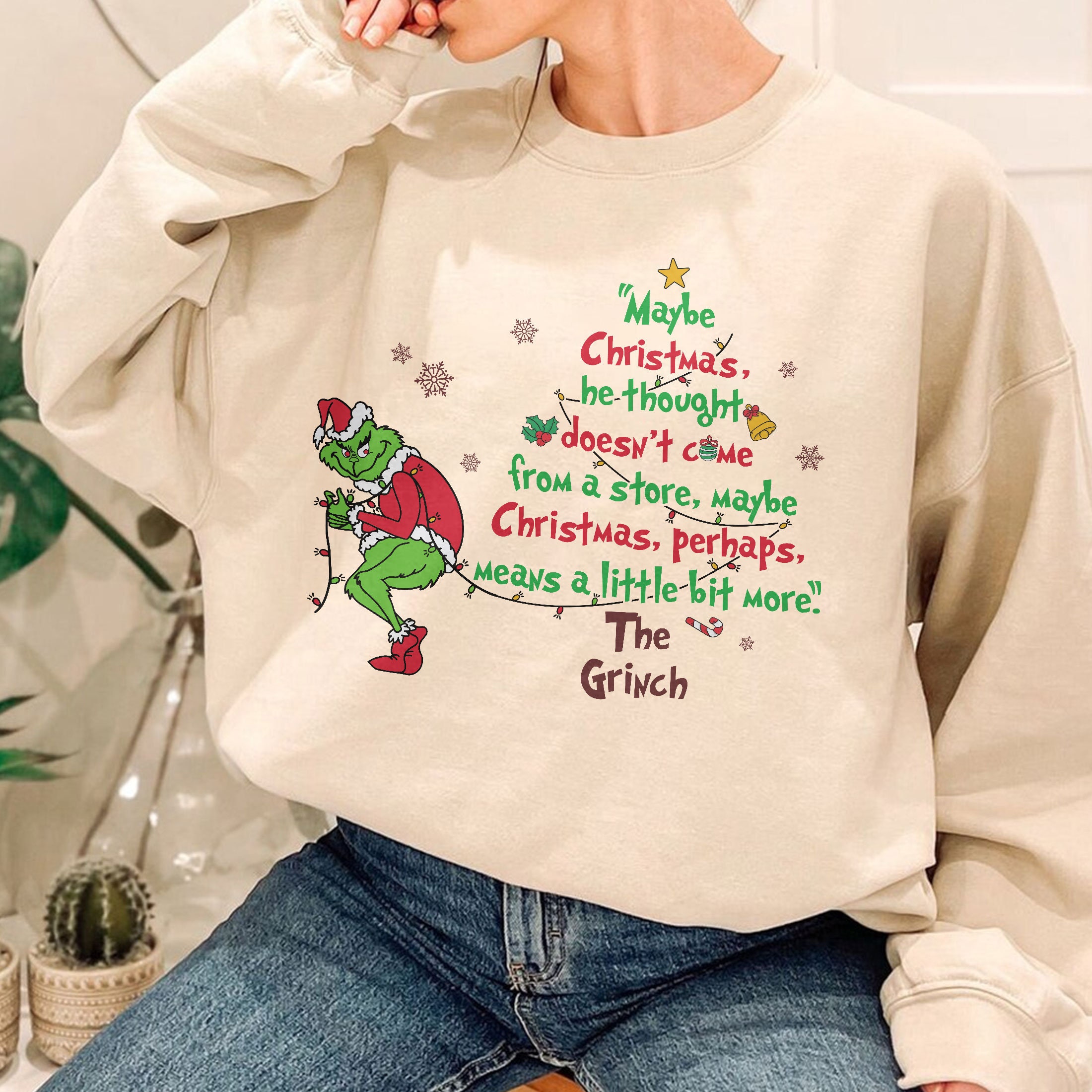 The Grinch Christmas Sweatshirt Grinch Christmas T Shirt Etsy