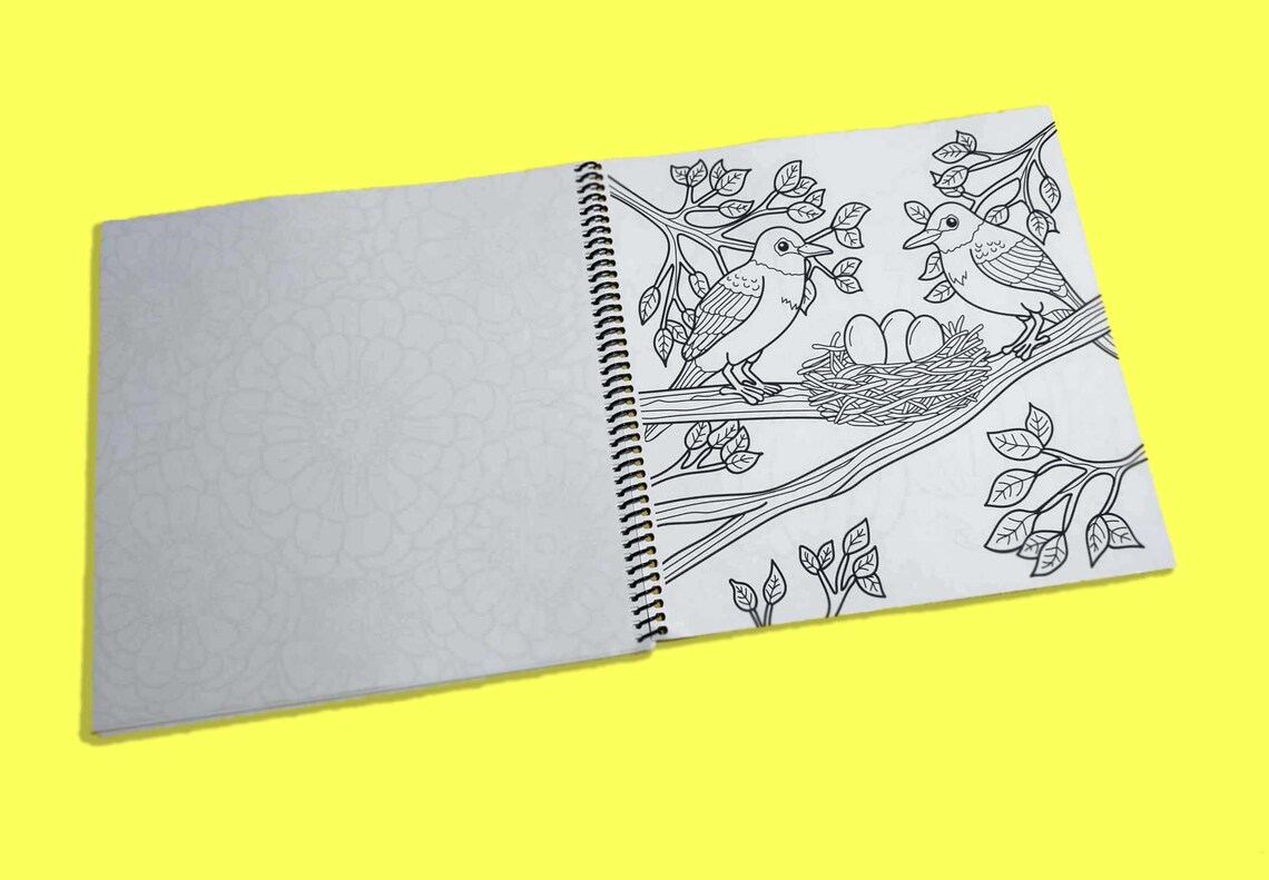 Into the Garden Coloring Book, Handmade Adult Coloring Book, Garde ...