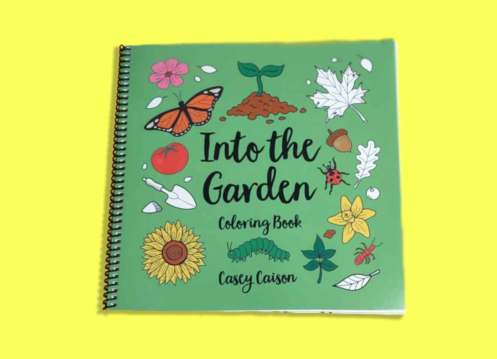 Into the Garden Coloring Book, Handmade Adult Coloring Book, Garde ...