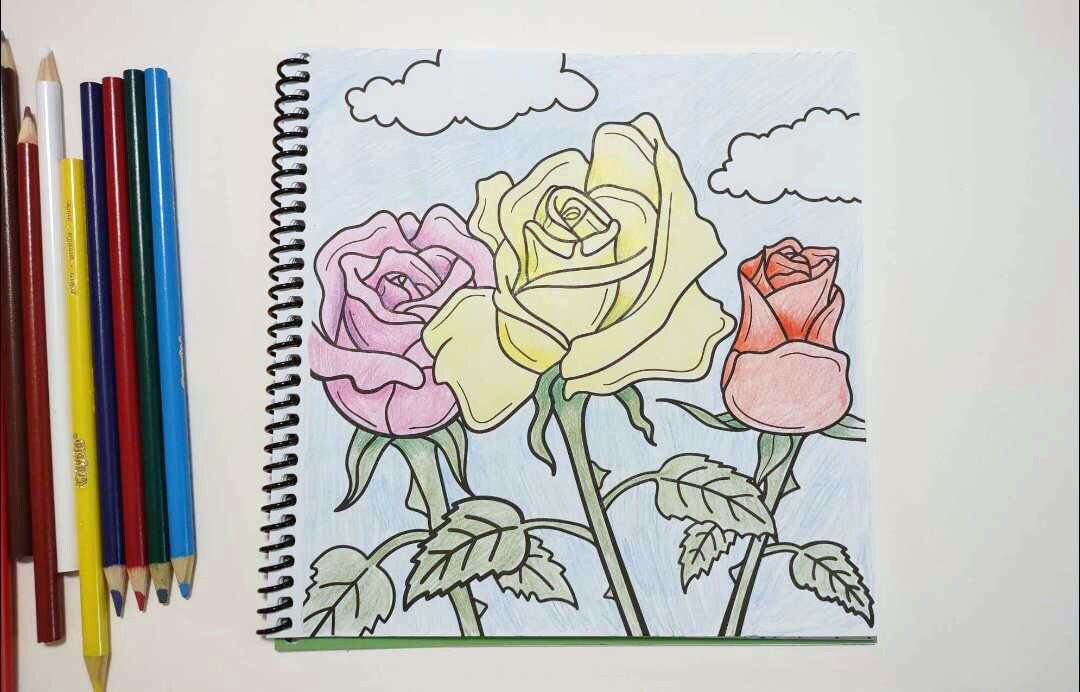 Into the Garden Coloring Book, Handmade Adult Coloring Book, Garde ...