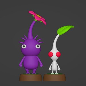 Pikmin Inspired Pikmin DIGITAL Custom Made STL File 3D Model/ Print ...