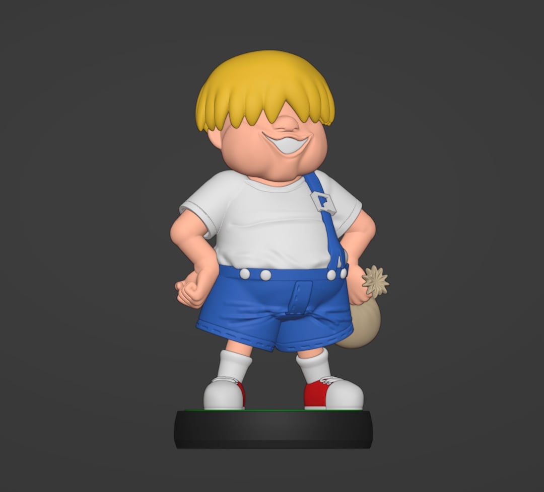 Earthbound Inspired Porky Minch DIGITAL STL 3D Print File Download ...