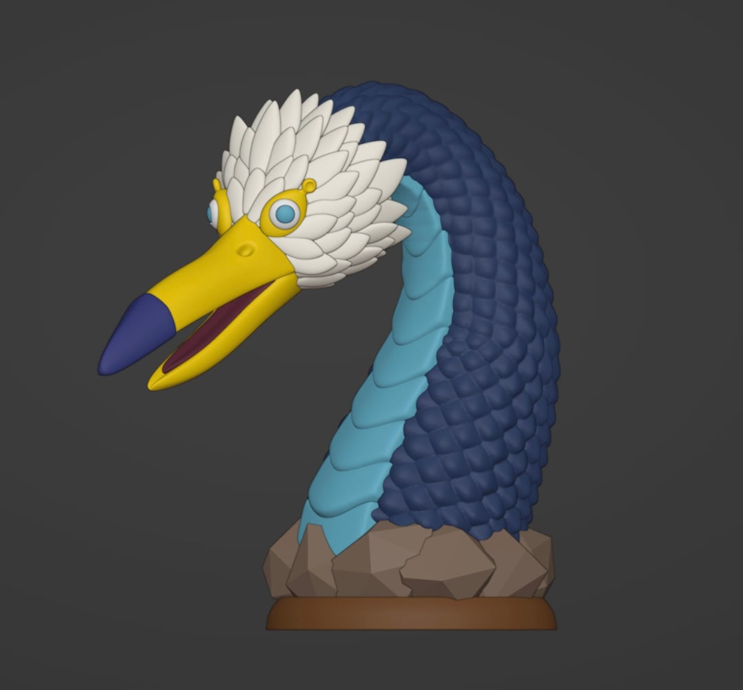 Pikmin Inspired Burrowing Snagret DIGITAL 3D Print STL File Download ...