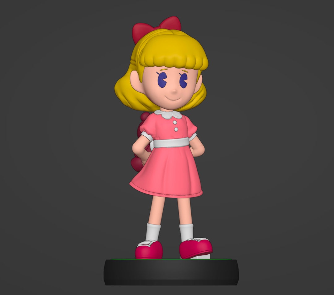 Earthbound Inspired Paula DIGITAL 3D Print/ Model STL File Download - Etsy