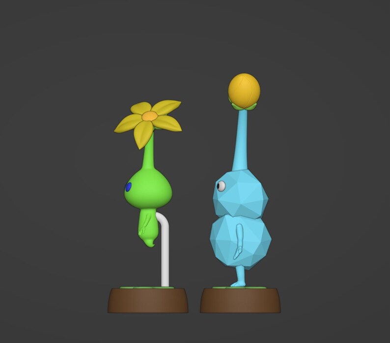 Pikmin Inpsired Pikmin (ice+glow) DIGITAL 3D Model STL File Download - Etsy