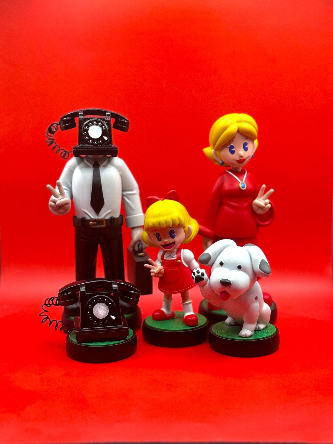 Earthbound/ Mother 2 Inspired Ness Family Custom Made Resin Print 3d ...
