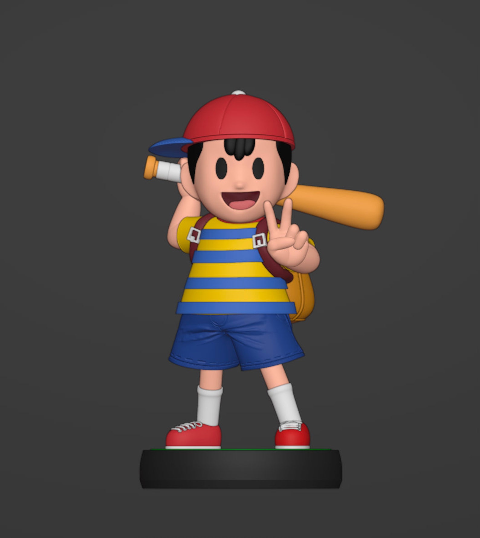 Earthbound Inspired Ness DIGITAL STL 3D Print File Download - Etsy