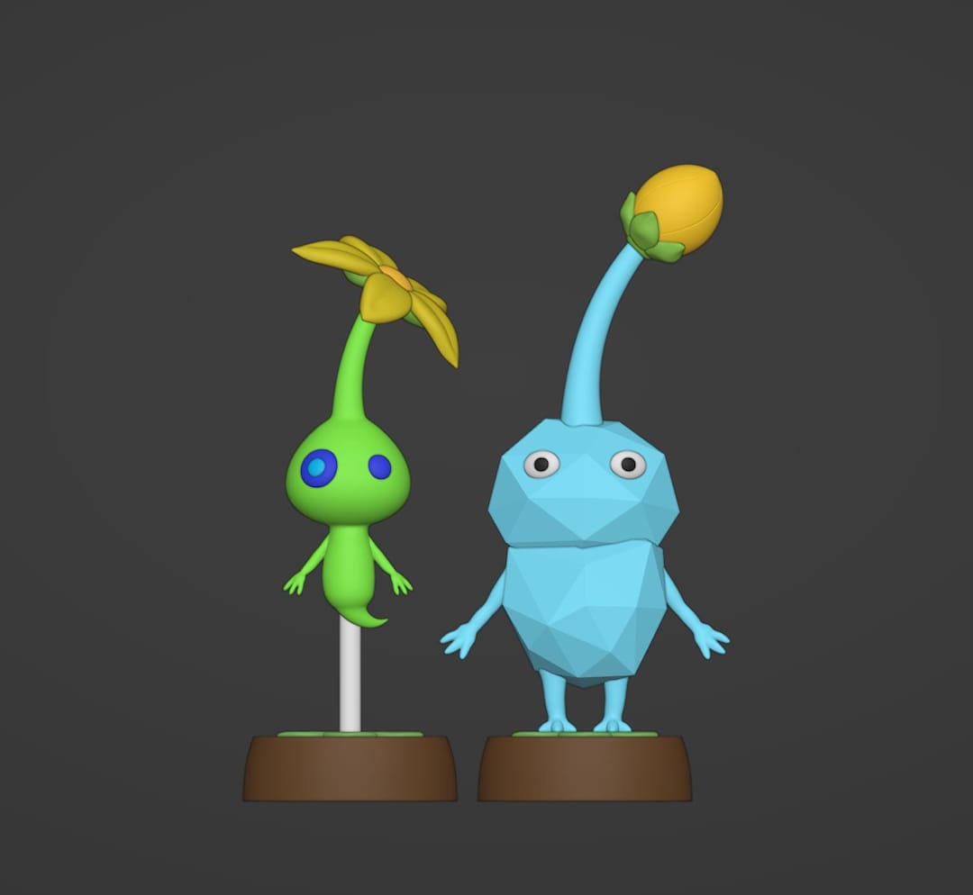 Pikmin Inpsired Pikmin (ice+glow) DIGITAL 3D Model STL File Download - Etsy