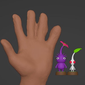 Pikmin Inspired Pikmin DIGITAL Custom Made STL File 3D Model/ Print ...
