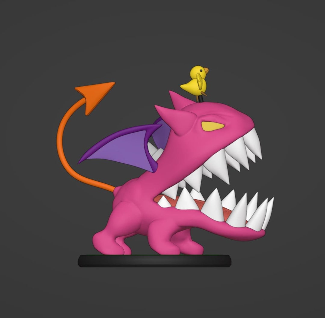 Earthbound/ Mother 3 Inspired Ultimate Chimera DIGITAL 3D Model Print ...