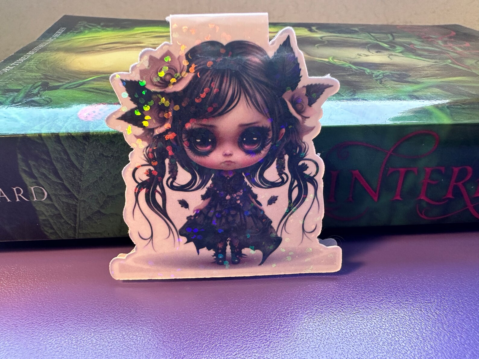 Gothic Emo Chibi Fairy Magnetic Bookmarks - Etsy