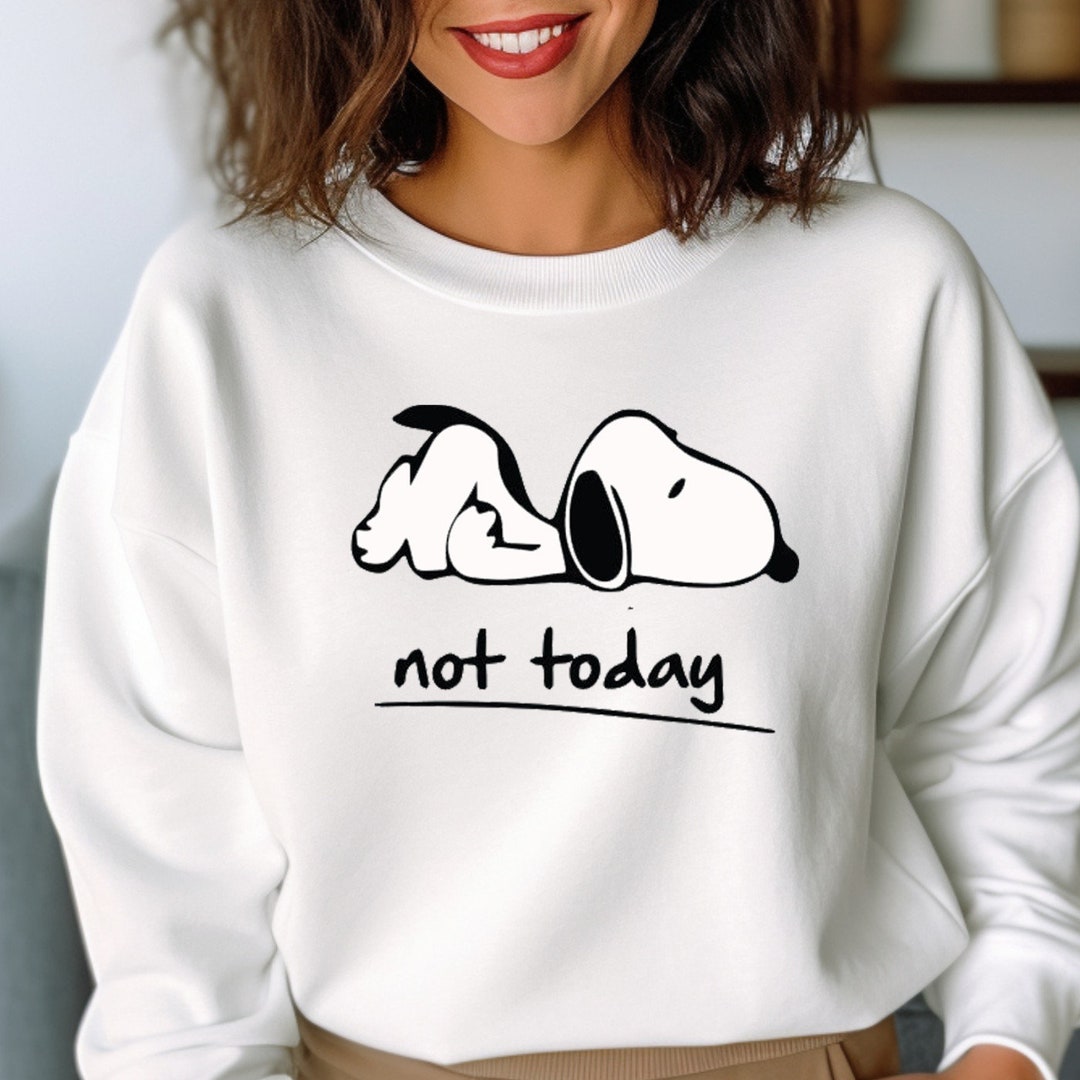 Not Today Shirt Not Today Snoopy T-shirt Cute Snoopy Design - Etsy UK