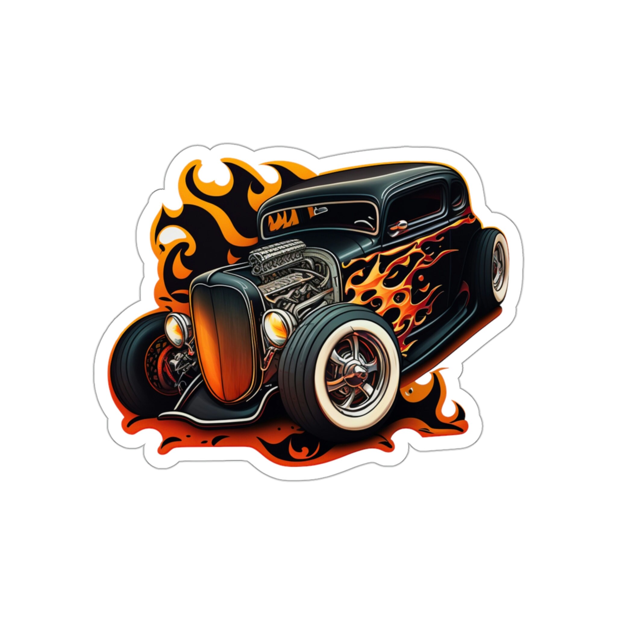 Get Ready for a Blast From the Past With This Vintage Hot Rod Sticker ...