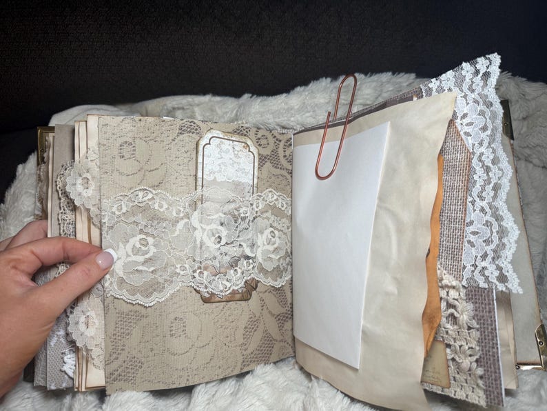 Handmade Vintage Junk Journal, Memory Book, Creative Journal, Keepsake ...