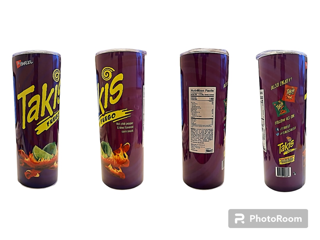 Taki Tumbler, Takis, Takis Lover, Snack Tumbler, Taki Cup, Chips ...
