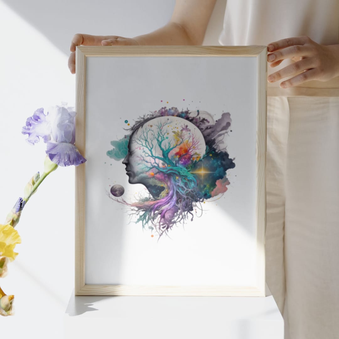 Neurodivergent Awareness Art Autism Universe Brain Neurodiversity ...