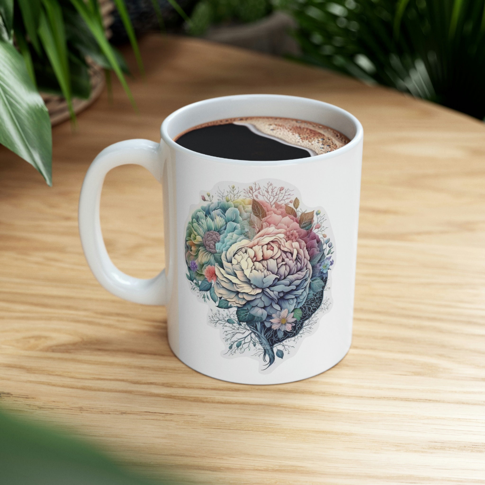 Neuro Flowers, Rainbow Brain, Autism Mug, Inclusion Mug, ADHD Mug ...