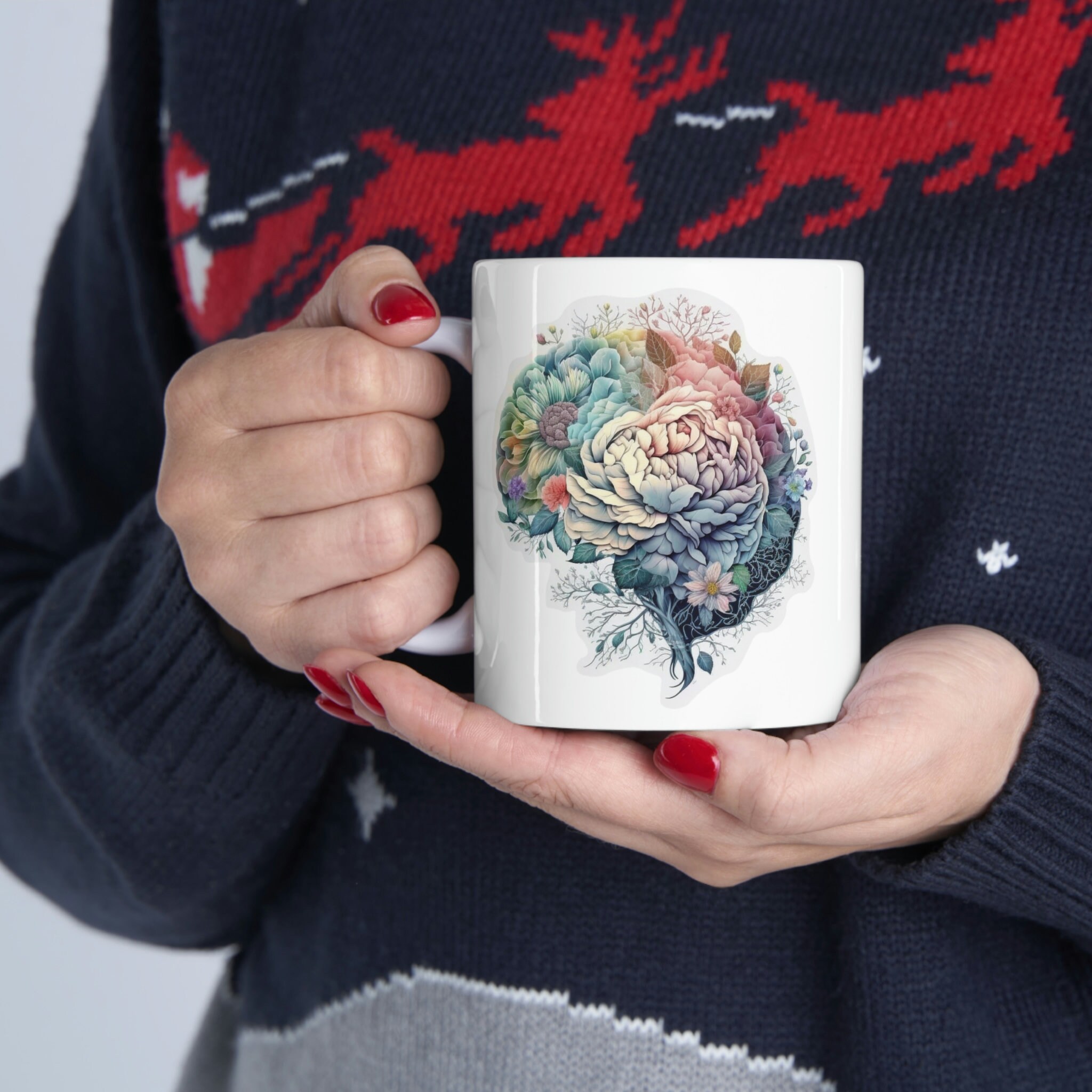 Neuro Flowers, Rainbow Brain, Autism Mug, Inclusion Mug, ADHD Mug ...