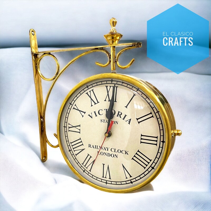 Double Sided Clock - Etsy