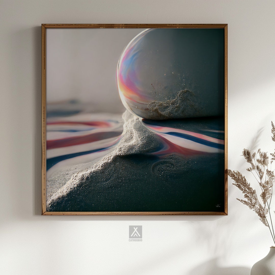 Spectrum Thoughts Synthesis, Color Explosion, Abstract Art, Dreamlike ...