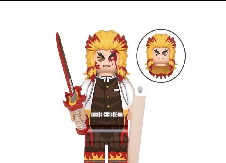 Custom Mini Demon Slyer Block Anime Custom Printed - Etsy