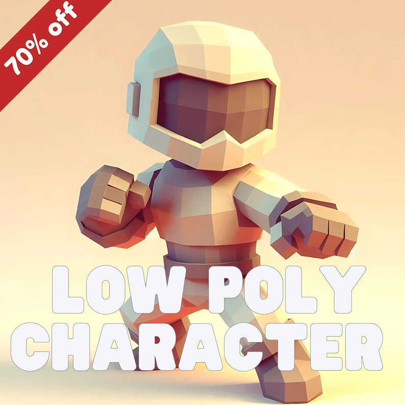 Custom Low Poly 3D Character Model, Game Asset, 3D Printing - Etsy