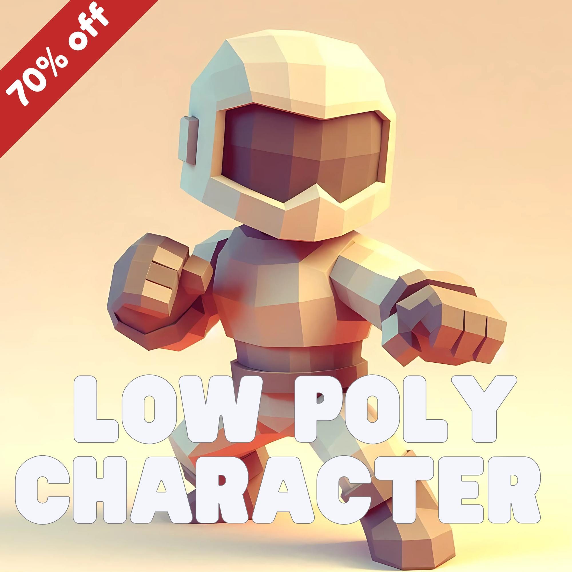 LOW POLY Character Custom 3D Model for Game Assets, Model 3D Printing, Custom 3D Character ...