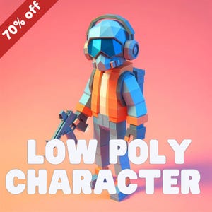 LOW POLY Character Custom 3D Model for Game Assets, Model 3D Printing ...