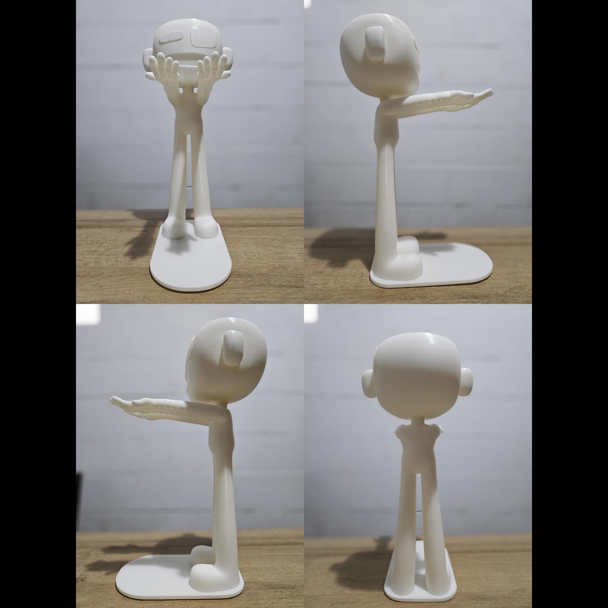 Printable Robot Headphone Stand, STL File (digital Download) - Etsy