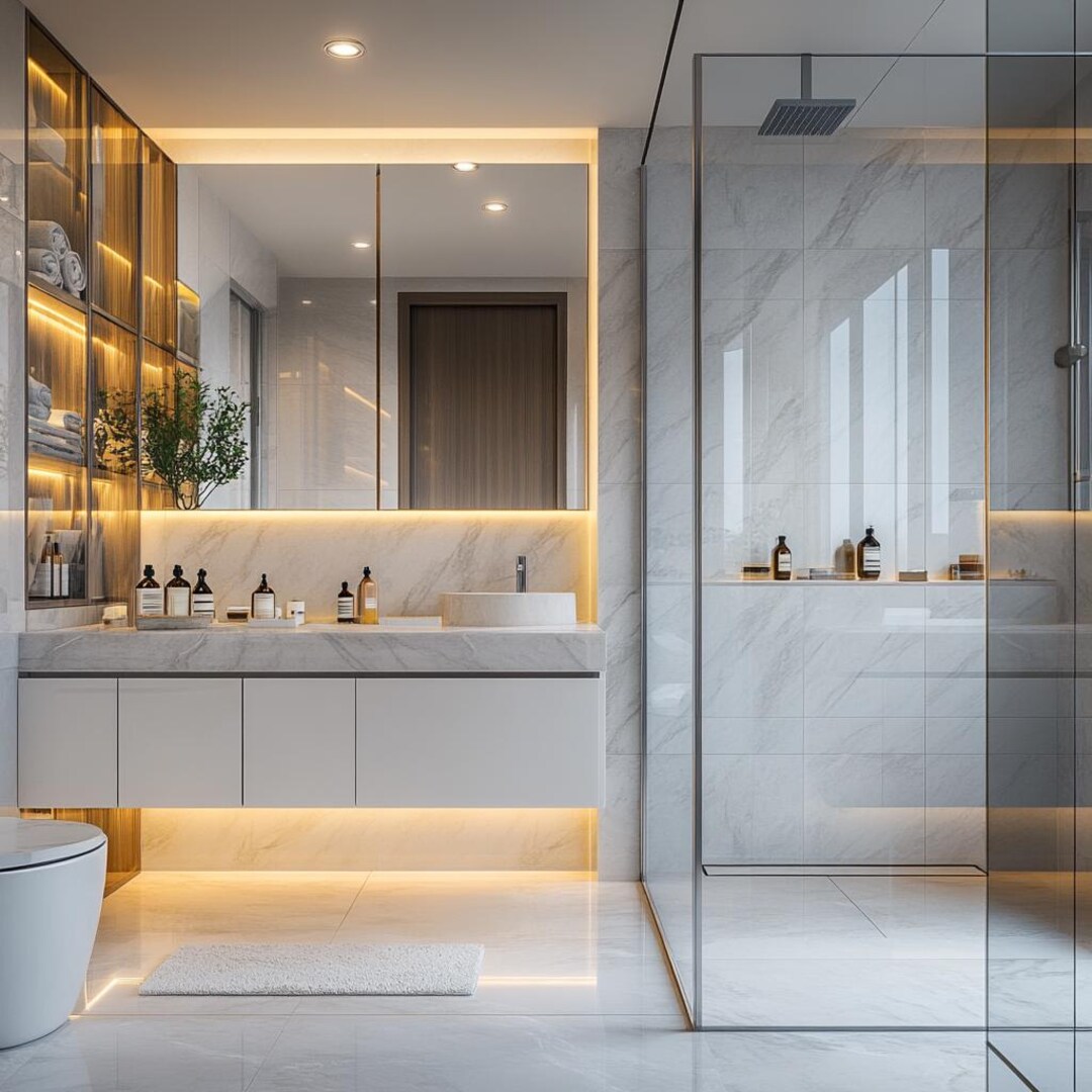 Custom Bathroom Design, 3D Interior Render Services - Etsy