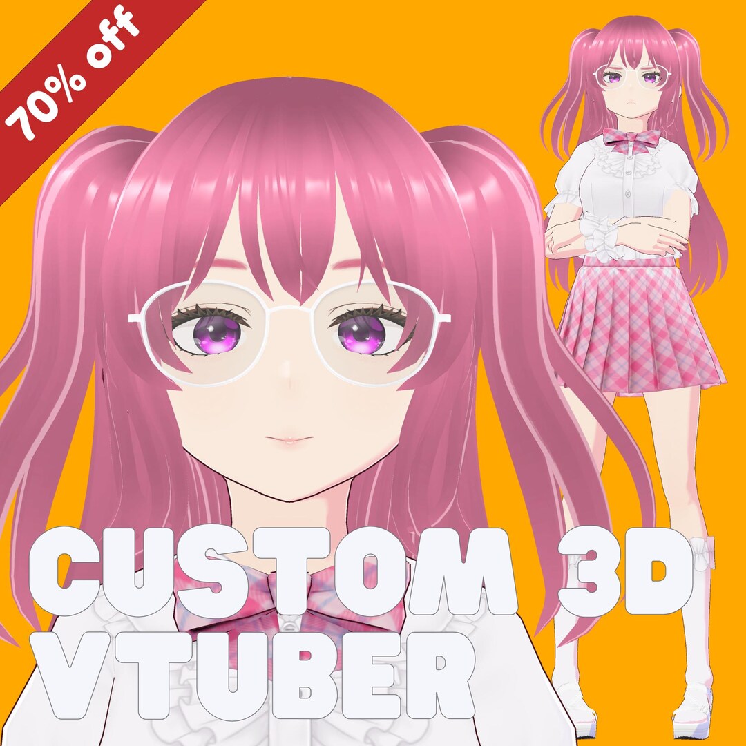 3D Vtuber Model, Custom Vroid Avatar From Live2d - Etsy UK